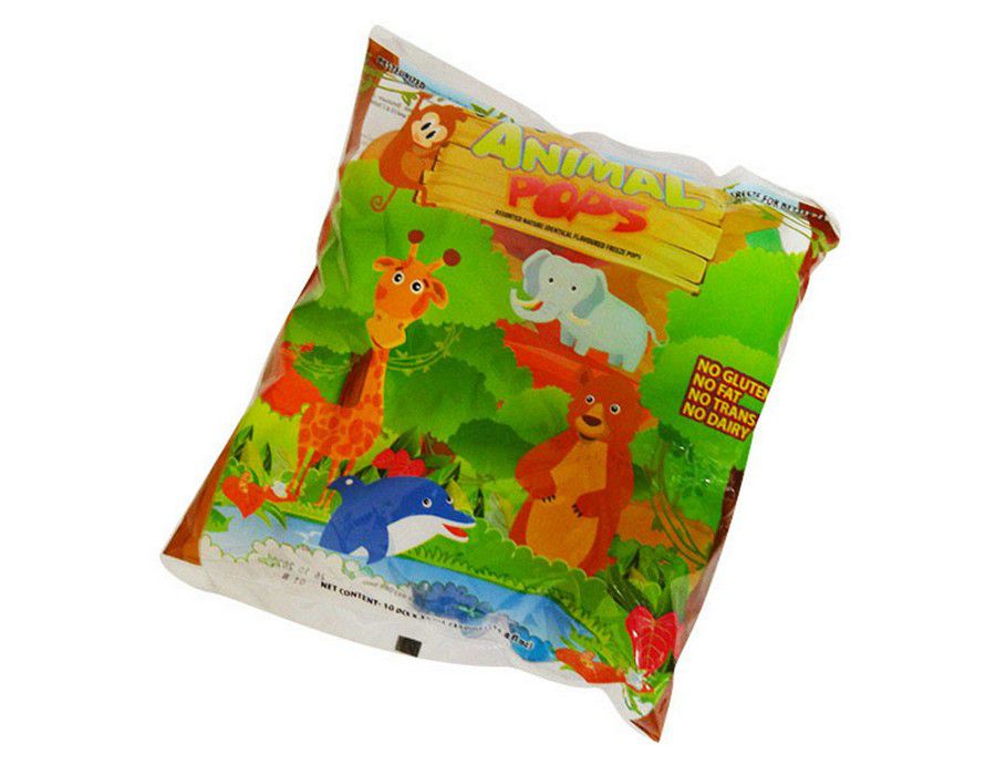 Buy Lolly AIT Snowtime Animal Pops Candy Bulk Pack 7 x (35ml x 10pc bag ...